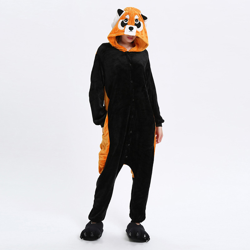 Raccoon Kigurumi Animal Onesie Pajama Costume for Adult