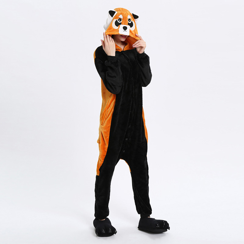 Raccoon Kigurumi Animal Onesie Pajama Costume for Adult