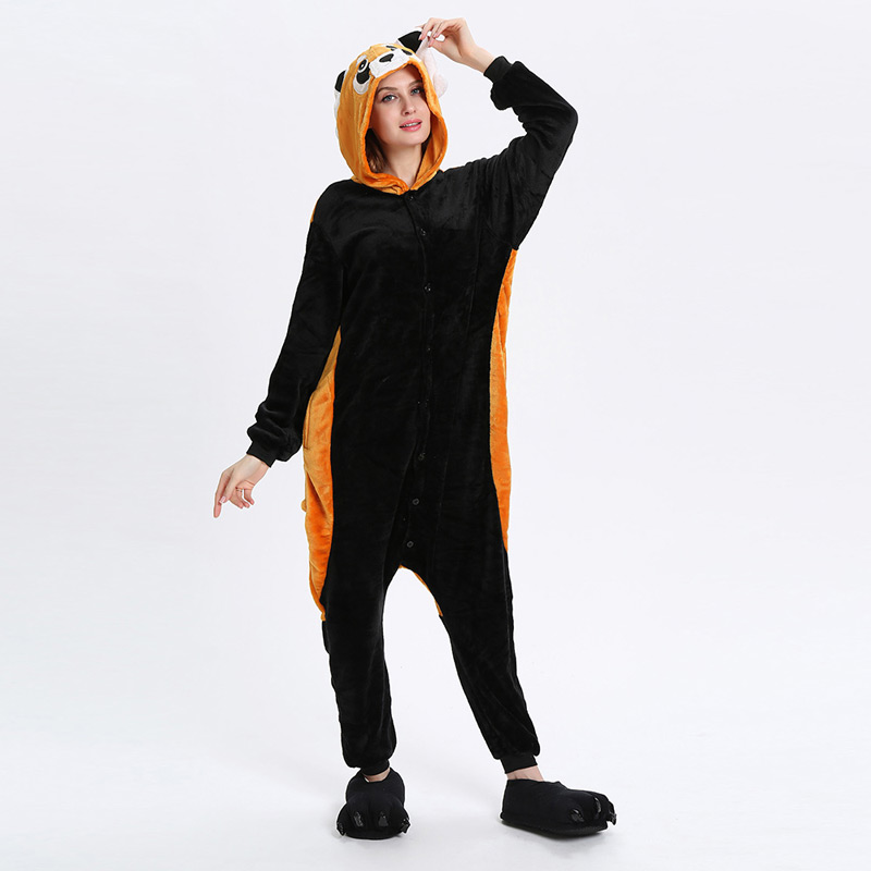 Raccoon Kigurumi Animal Onesie Pajama Costume for Adult